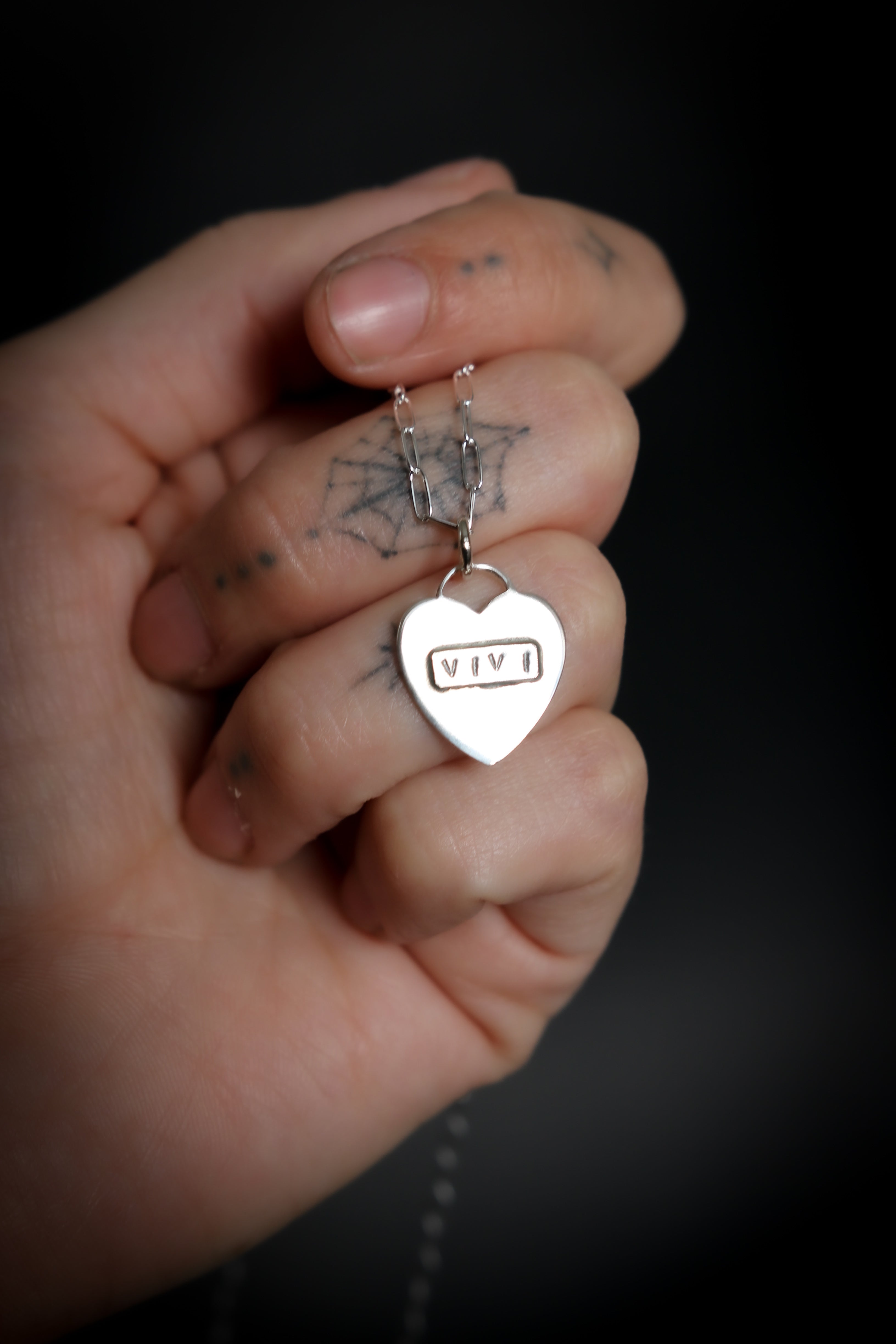 Custom Sterling Silver Heart Necklace | Made to Order – hellbent silversmith